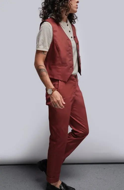 WILDFANG Tailored Fit Vest - Cinnamon