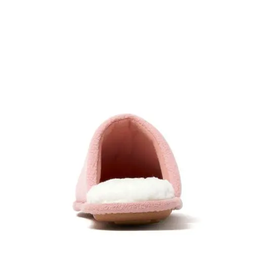 DEARFOAMS Carley Mama Bear Scuff Slipper - Blush