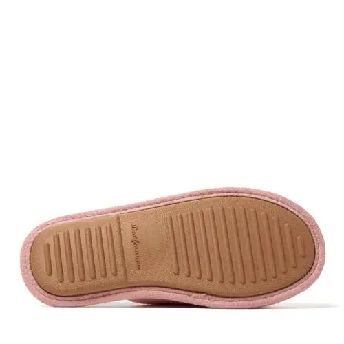 DEARFOAMS Carley Mama Bear Scuff Slipper - Blush