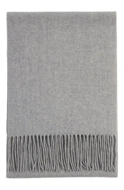 GOBI MONGOLIAN CASHMERE Cashmere Fringed Scarf - Vapor Blue