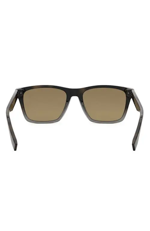 Fendi Essential 54mm Geometric Sunglasses - Havana/other/brown