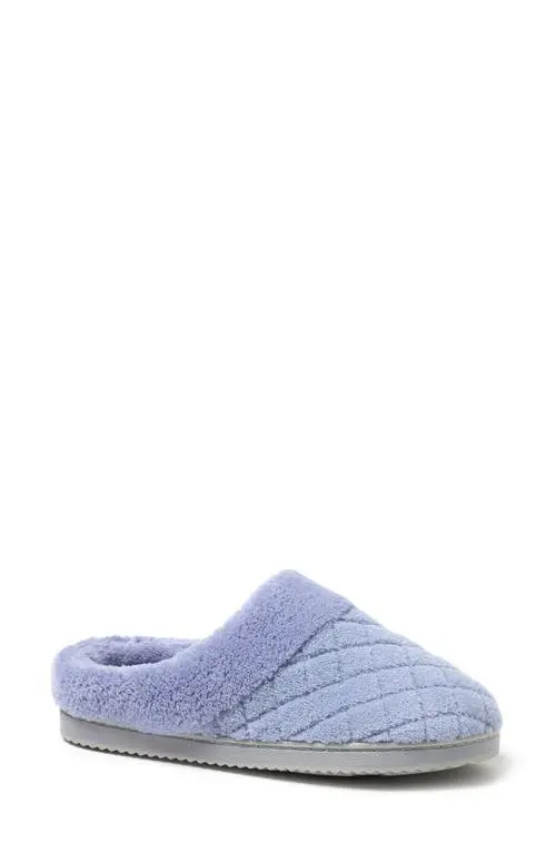 DEARFOAMS Libby Quilted Terry Clog Slipper - Eventide