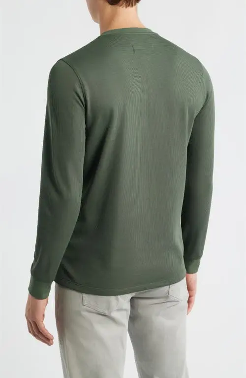 Mizzen+main Henderson Long Sleeve Henley - Olive
