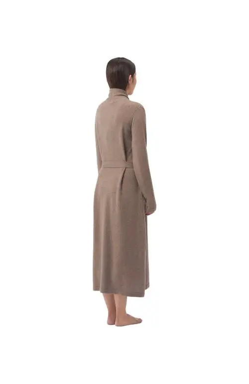 GOBI MONGOLIAN CASHMERE Long Cashmere Robe - Taupe