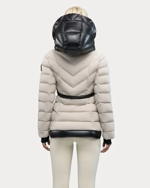 ALPENHAUS Everlong Lightweight Herringbone Quilted Puffer - Stone