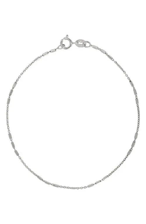 Bony Levy 14k Gold Chain Bracelet - 14k White Gold
