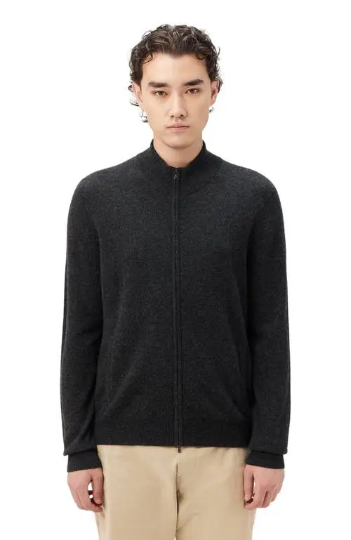 Gobi Cashmere Essential Full-zip Cashmere Cardigan - Charcoal
