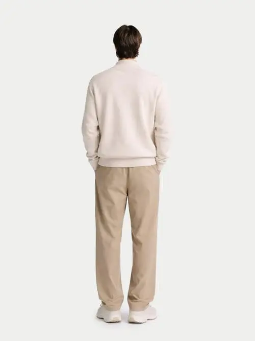 Gobi Cashmere Essential Full-zip Cashmere Cardigan - Marshmallow