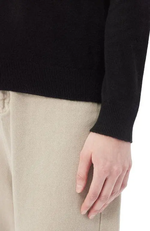 Gobi Cashmere Essential Cashmere Turtleneck Sweater - Black