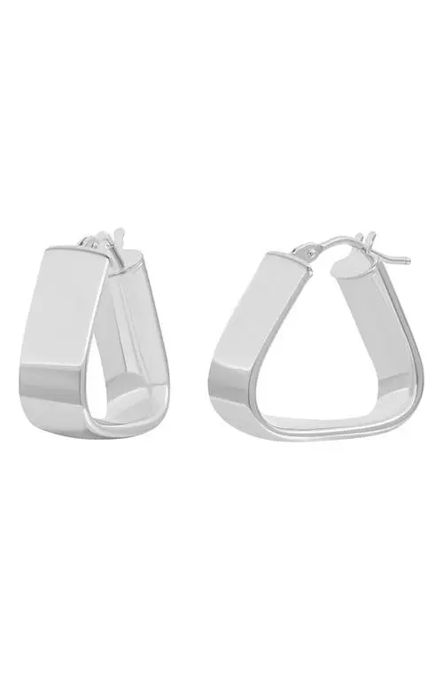 Bony Levy 14k Gold Hoop Earrings - 14k White Gold