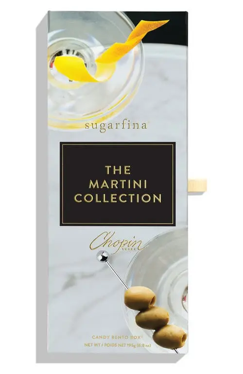 SUGARFINA Chopin' The Martini Collection 3-piece Candy Bento Box - No Color