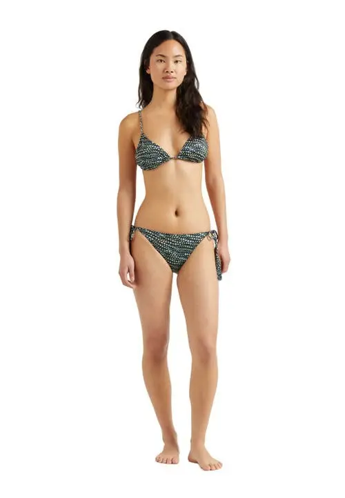 Vilebrequin Pearl Jersey Rope Tresses Triangle Bikini Top - Noir