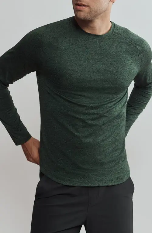RHONE Atmosphere Long Sleeve T-shirt - Jungle Green Heather