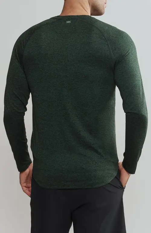 RHONE Atmosphere Long Sleeve T-shirt - Jungle Green Heather