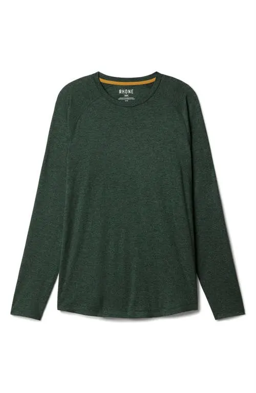 RHONE Atmosphere Long Sleeve T-shirt - Jungle Green Heather