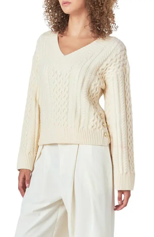 Endless Rose Cable Stitch Sweater