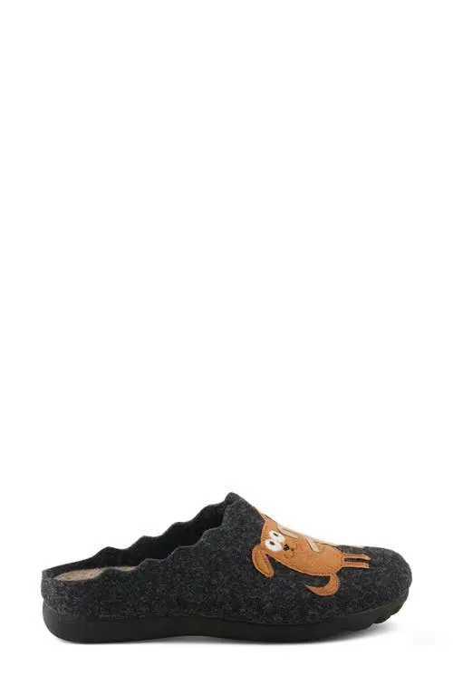 SPRING STEP SHOES Petlove Slipper - Black Multi