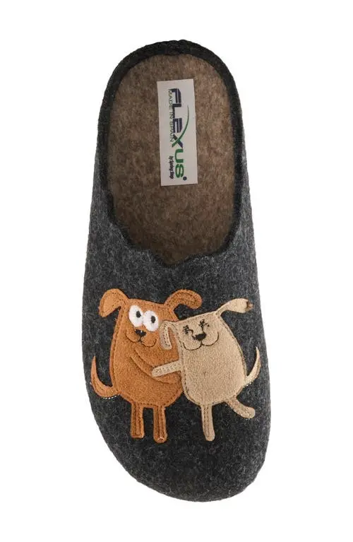 SPRING STEP SHOES Petlove Slipper - Black Multi