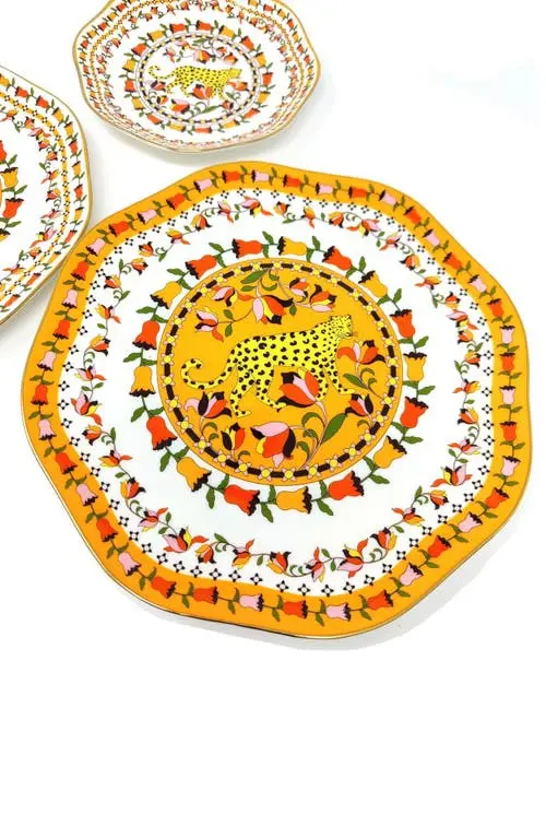 JESSIE ZHAO NEW YORK Tropical Love Bone China Plates