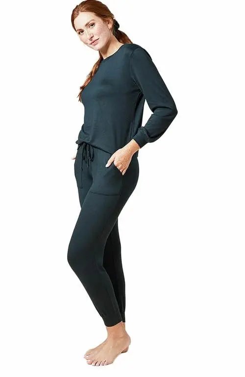 SOFTIES Dream Jersey Lounge Set - Black