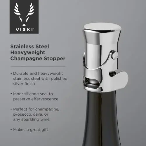 VISKI Heavyweight Champagne Stopper