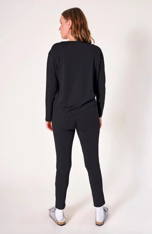 POPLINEN Toni Pajama Pant - Black