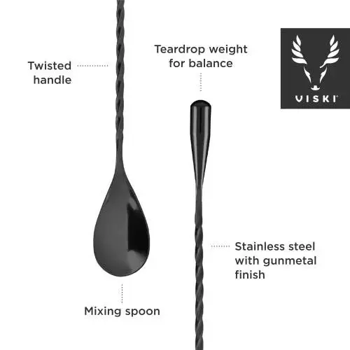 VISKI 40cm Weighted Bar Spoon - Warren