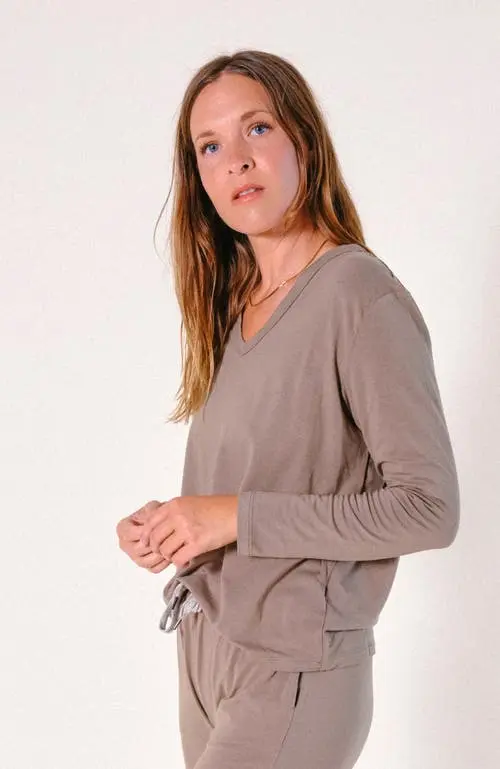 POPLINEN Toni Pj Shirt - Olive