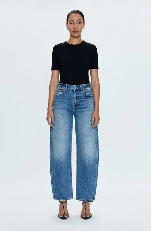 PISTOLA Wes High-waist Barrel Jeans - Spectacle