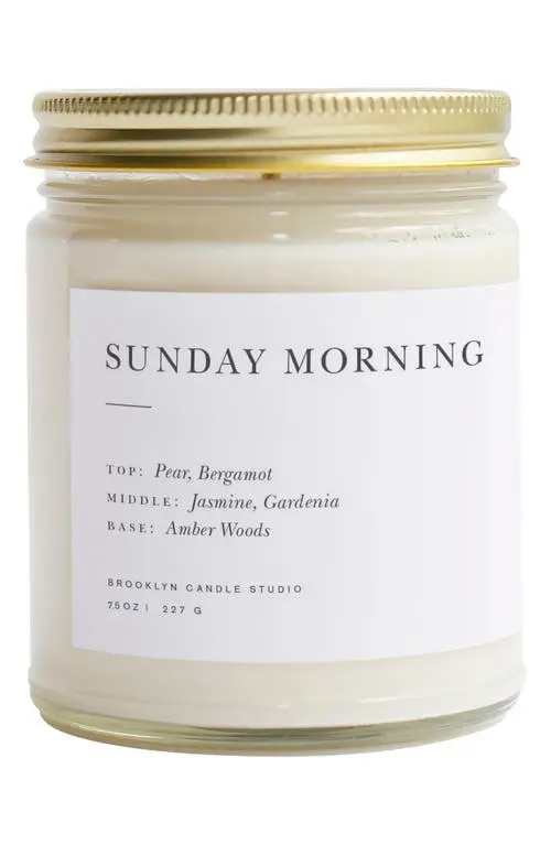 BROOKLYN CANDLE STUDIO Scented Jar Candle - Sunday Morning