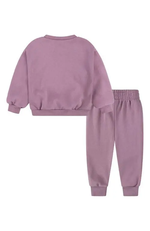Nike Fleece Sweatshirt And Joggers Set - Plum Dust