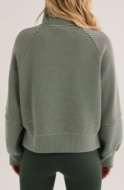 Varley Milano Half-zip Sweatshirt - Sycamore