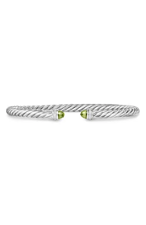 David Yurman Classic Cable Spira® Bracelet - Peridot