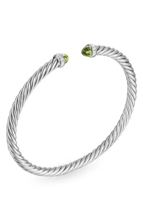 David Yurman Classic Cable Spira® Bracelet - Peridot