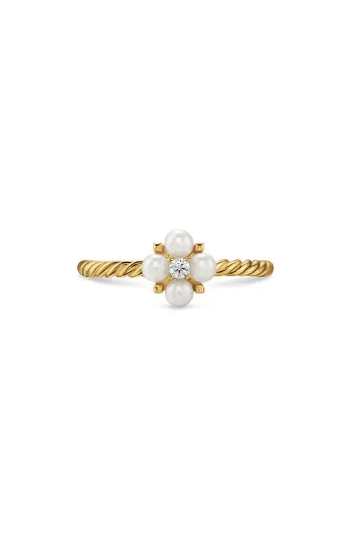 David Yurman Petite Modern Renaissance Ring - 18k Gold
