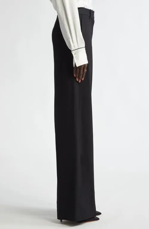 St. John Tailored Wide Leg Trousers