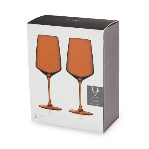 VISKI Reserve Nouveau Crystal Wine Glasses Set Of 2