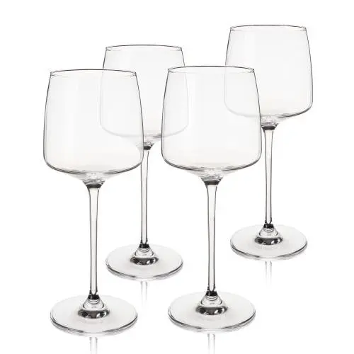 VISKI Reserve Julien Crystal Chardonnay Glasses Set Of 4 - Clear