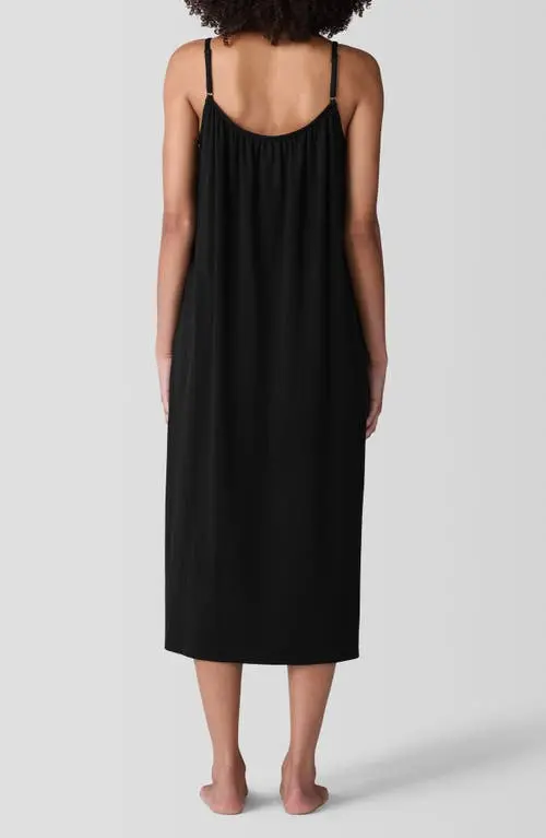 Eileen Fisher Organic Cotton Cami Midi Dress