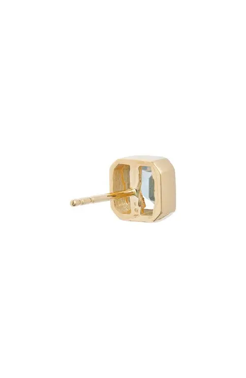 Anzie Cleo Jaeda Square Stud Earrings - Blue