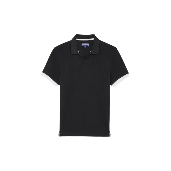 Vilebrequin Solid Cotton Polo - Noir