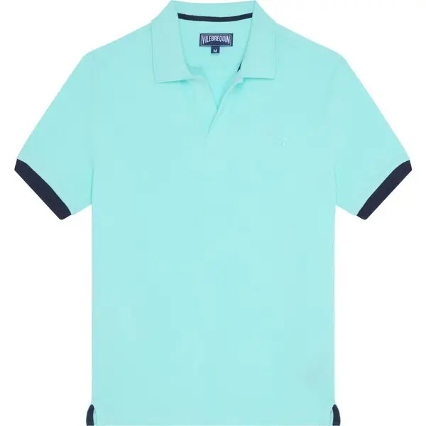 Vilebrequin Solid Cotton Polo - Oxygen