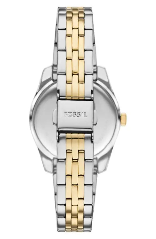 Fossil Scarlette Two-tone Bracelet Watch - Two Tone