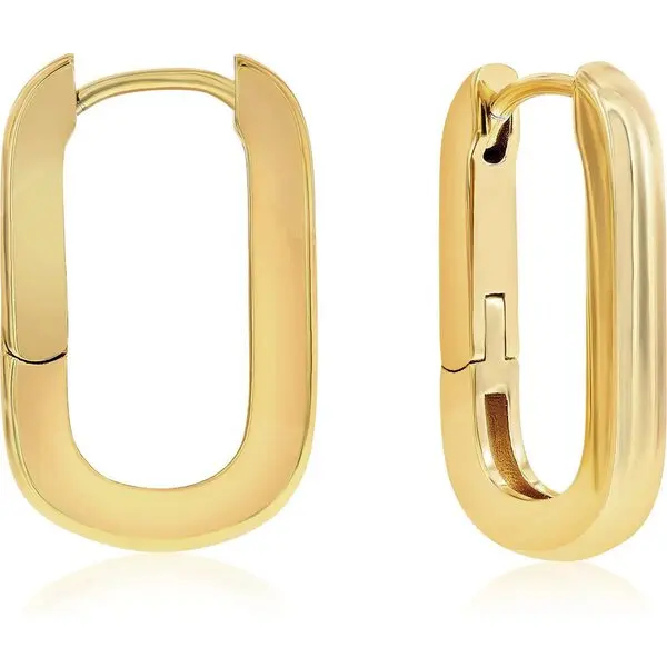 DONATELLO GIAN Huggie Hoop Earrings - Gold