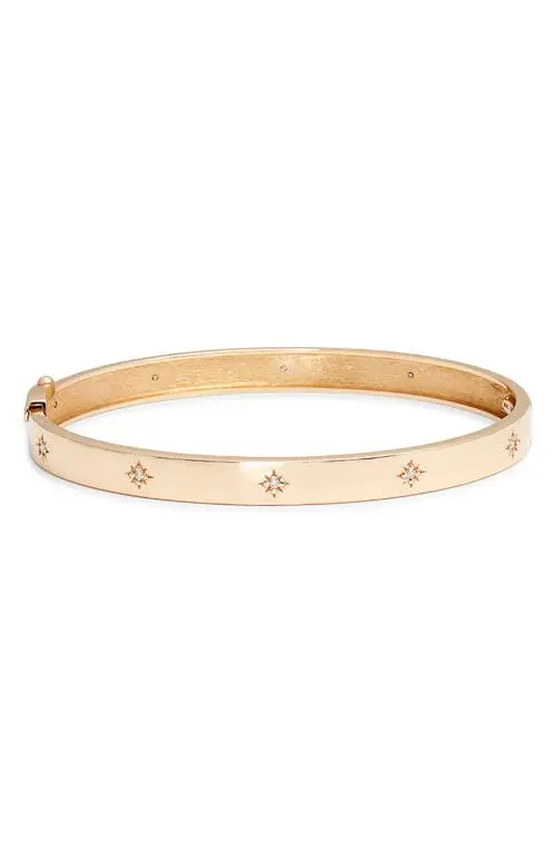 Anzie North Star Stella Diamond Cuff Bracelet - Yellow Gold