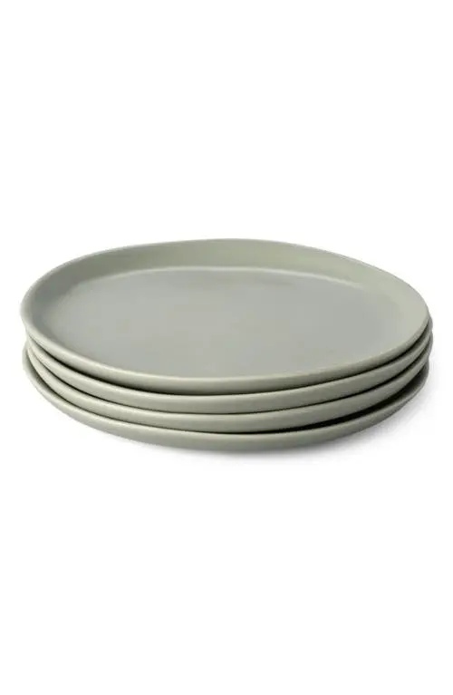 FABLE The Dessert Set Of 4 Plates - Beachgrass Green