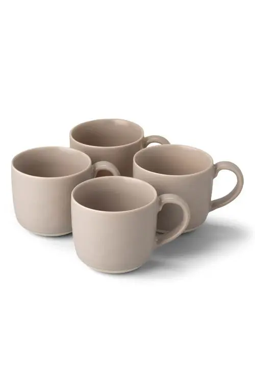FABLE The Mugs Set Of 4 Stoneware Mugs - Desert Taupe
