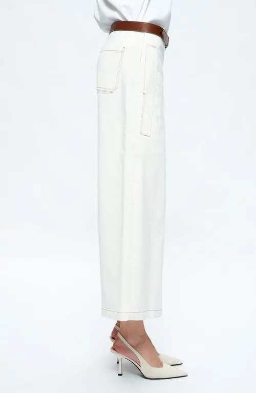 BAYEAS Timothy Low Rise Ankle Wide Leg Jeans