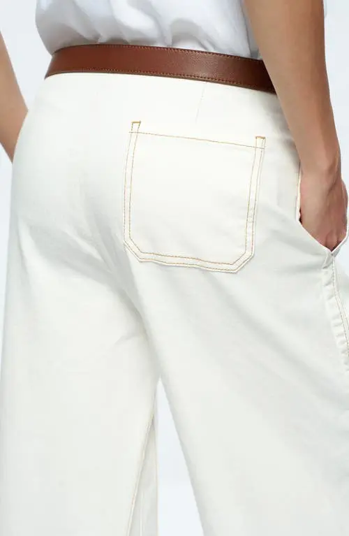 BAYEAS Timothy Low Rise Ankle Wide Leg Jeans