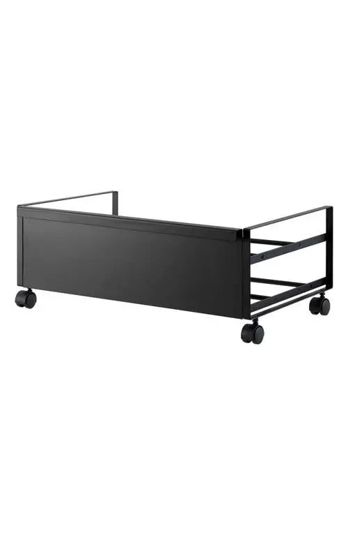 YAMAZAKI Rolling Shoe Rack - Black